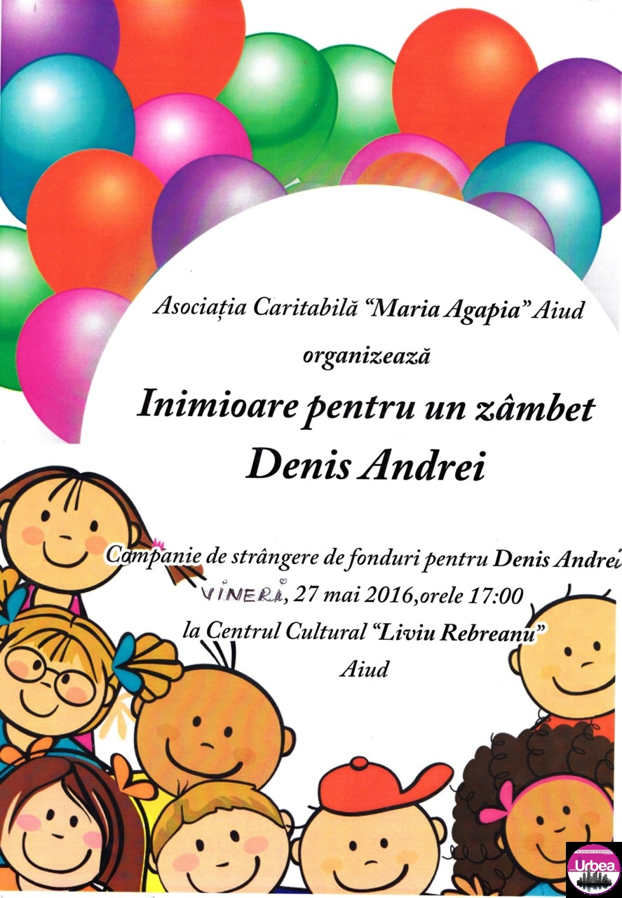 VINERI: „Inimioare pentru un zâmbet”, la Aiud. Acțiune caritabilă ...